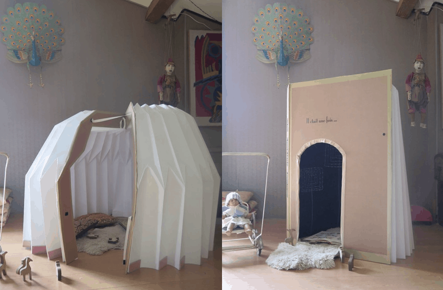 Origanids, pop up playhouses to unfold our imagination - Pirouette